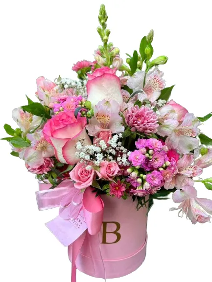 Box de Flores Mistas Rosa | Atelier das Flores